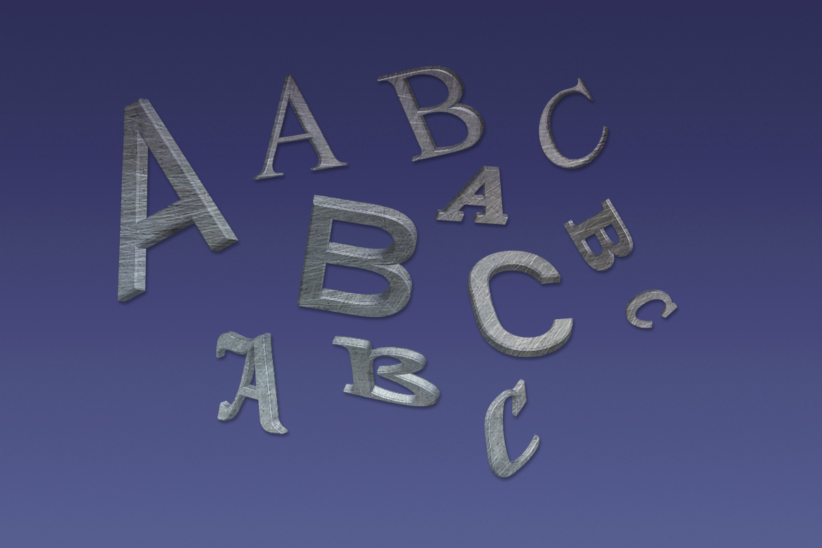Shop Steel and Cast Iron Letters and Numbers | King Metals | King ...