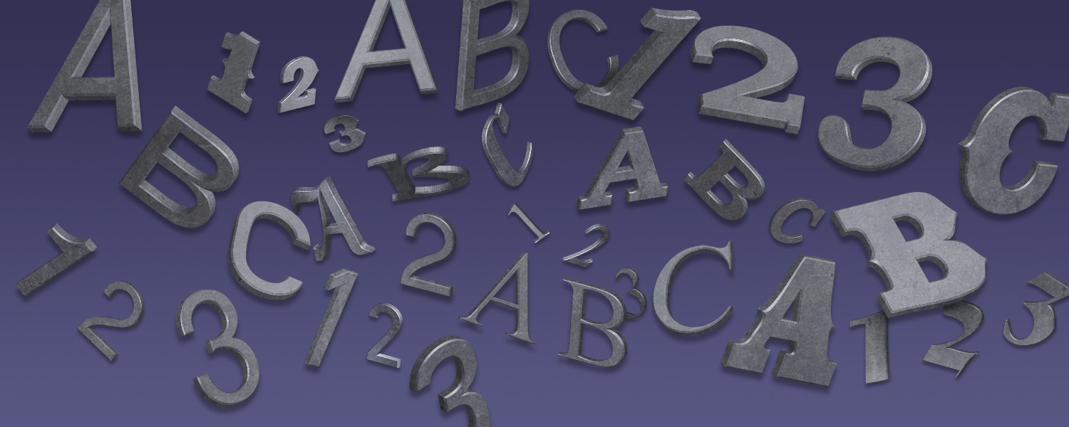 Shop Steel and Cast Iron Letters and Numbers | King Metals | King ...