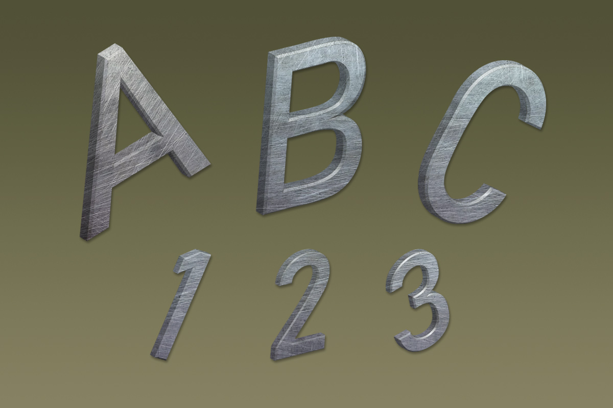 Shop Steel and Cast Iron Letters and Numbers | King Metals | King ...