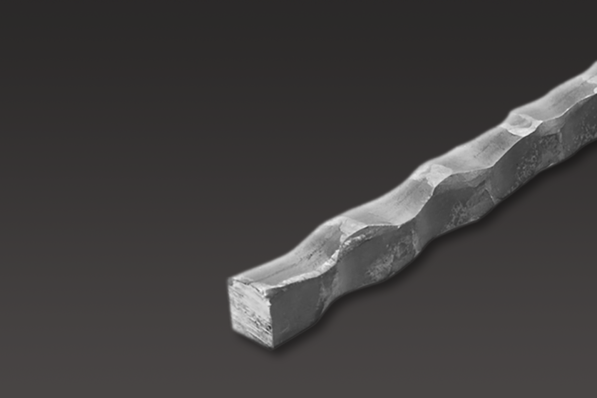 Shop Hammered, Twisted, and Textured Bar | King Metals | King Architectural Metals