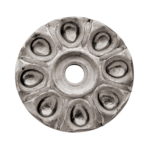 Forged Steel Rosette, Single Faced. 3/16" Hole, 3/32" Thicknss, 2-3/8 ...