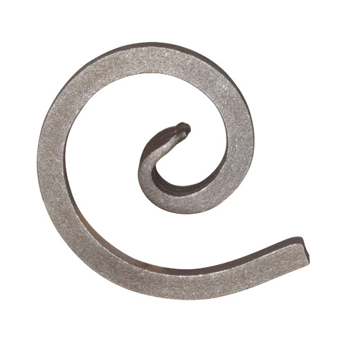Forged Steel Scroll Component. 3-15/16"W, 4-3/4" H, .71 lbs