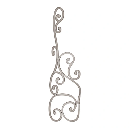 Forged Steel Rococo Terminating Newel Post. Made for the Right Hand ...