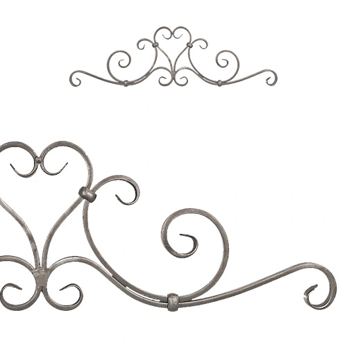 Steel Scrollwork Gate Topper