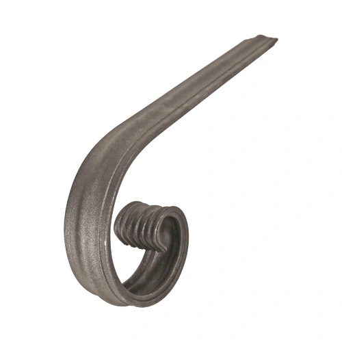 Forged Steel Volute for 1 3/4" Wide Handrail. Matches the 45-905 Series ...