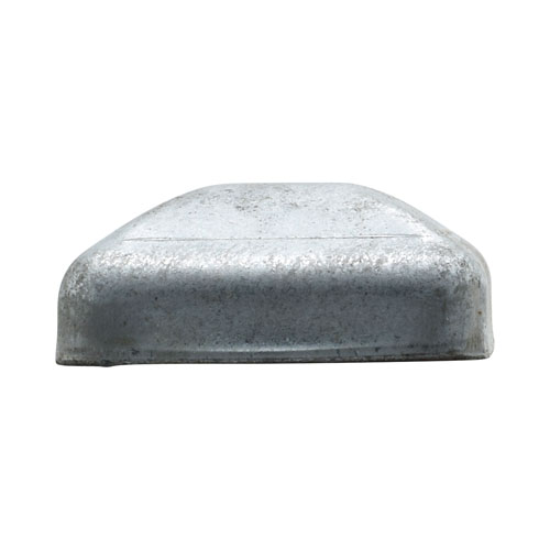 Pressed Galvanized Steel Post Cap, Fits Over 1-1/4" x 1-1/4" Sq, .034 lbs