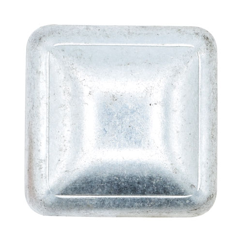 Pressed Galvanized Steel Post Cap, Fits Over 1" x 1" Sq, .020 lbs