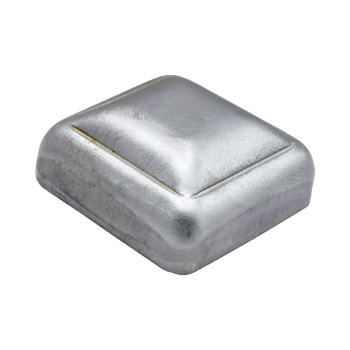 Pressed Galvanized Steel Post Cap, Fits Over 1" x 1" Sq, .020 lbs