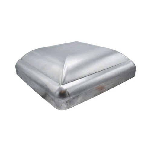 Eight Inch Pressed Steel Post Cap