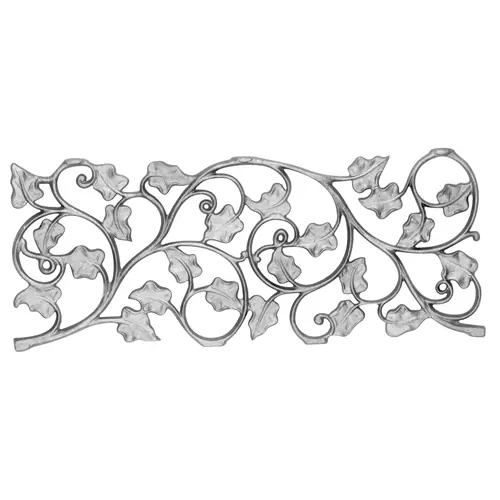 Aluminum Casting, Ivy Leaf Design, Double Faced. Without Tabs. 8" W, 19 ...