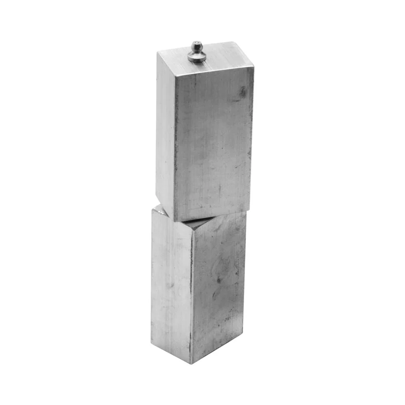 Rectangular Aluminum Block Hinge 7" H, 400lb Capacity