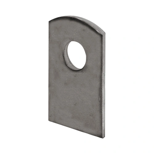 Steel Weld Tab, 3/8" Hole, 1/8" Thickness, 1" W, 1-1/2" H, .04 lbs