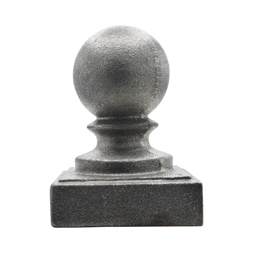 Three Inch Cast Iron Post Ball Cap