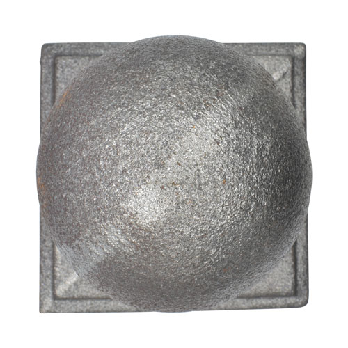 Three Inch Cast Iron Post Ball Cap
