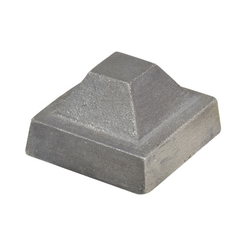 Cast Iron Finial, Fits Over 1" Sq. 2-1/8" W, 1-1/2" Base Diameter, 3-9/ ...