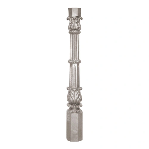 Cast Iron Post, 2-Halves, Octagonal Base. 3-15/16" Outside Base, 2-13/ ...