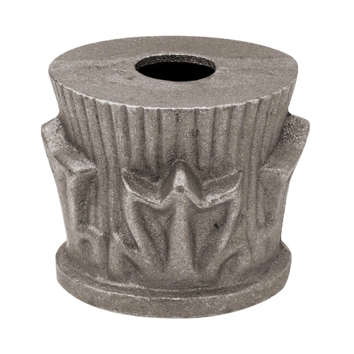 Cast Iron Corinthian Post Cap. 2-1/2" Inner Diameter, 3-3/16" W, 2-7/8 ...