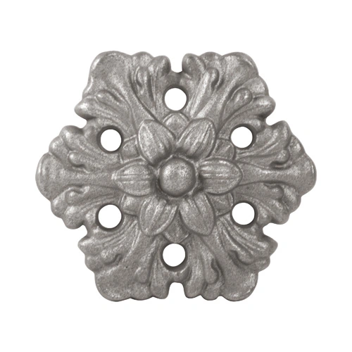 Cast Iron Rosette, Slotted, Single Faced. 7/8" Thickness, 7-3/4 ...