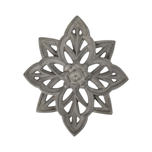 Cast Iron Rosette, Slotted, Double Faced. 1/4" Thickness, 7-1/2" W, 6-1 ...